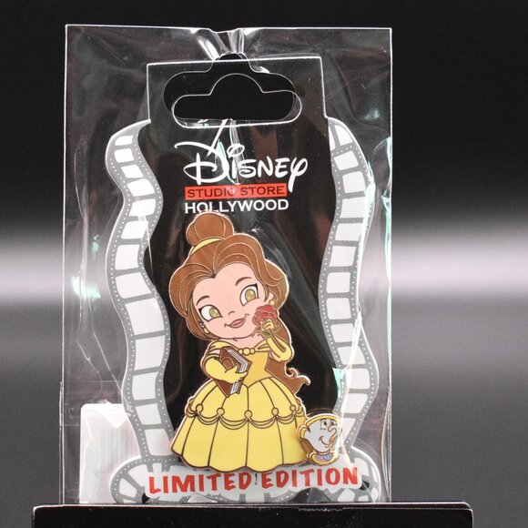Other | Disney 225 Dssh Princess Belle Beauty The Beast Chip Rose Book ...